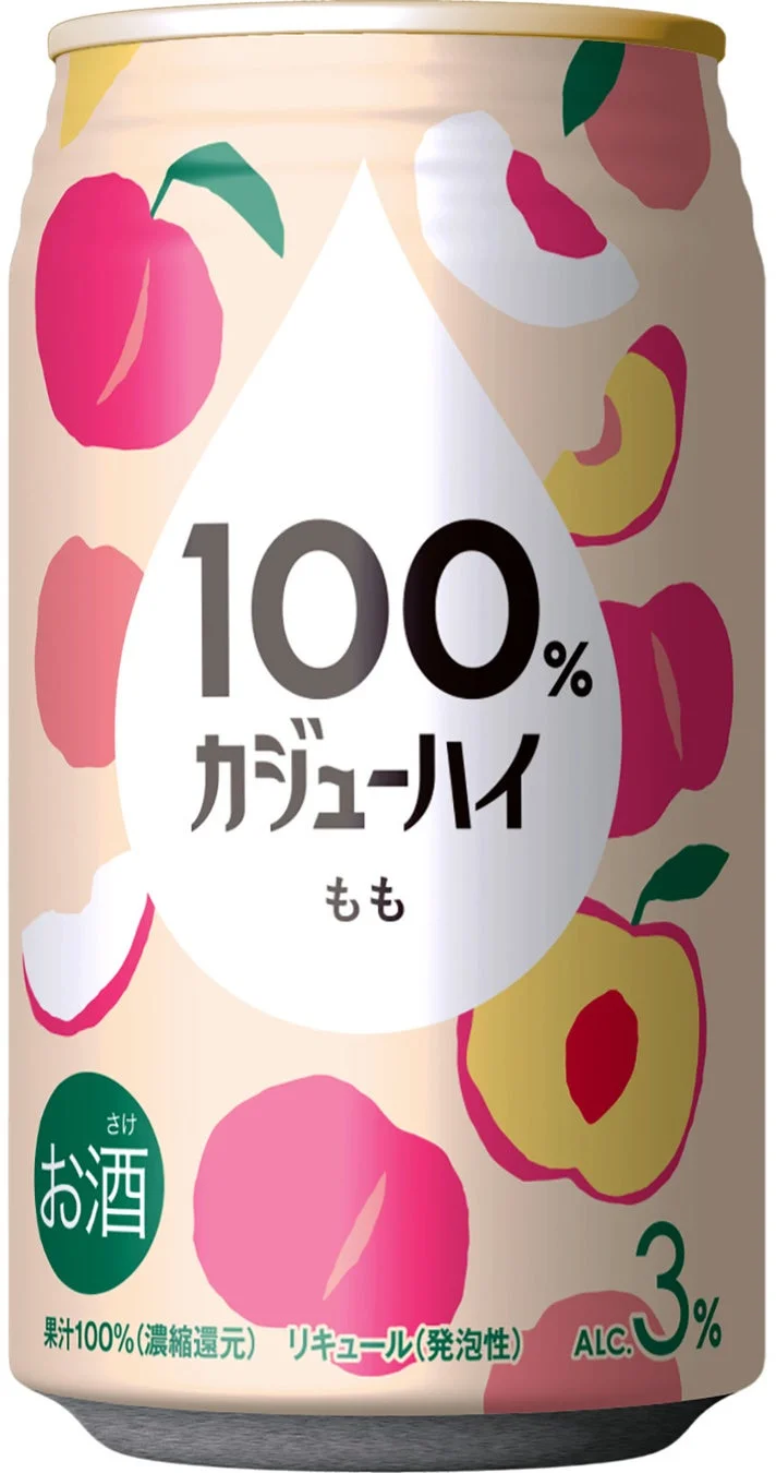 100% Fruit Juice Peach Chu-hi from Tominaga Boeki! A Luxurious Moment ...