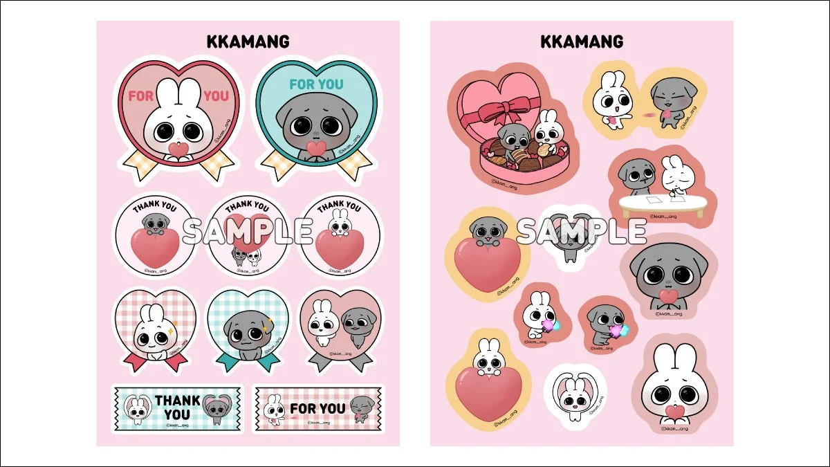 New on Famima Print: Popular Korean Characters "Kkamang and Anto" Debut ...