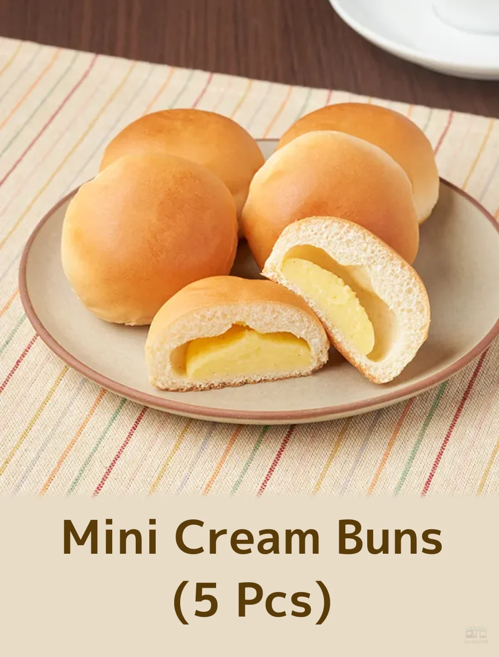 Mini Cream Buns (5 Pcs) - konbiniDB