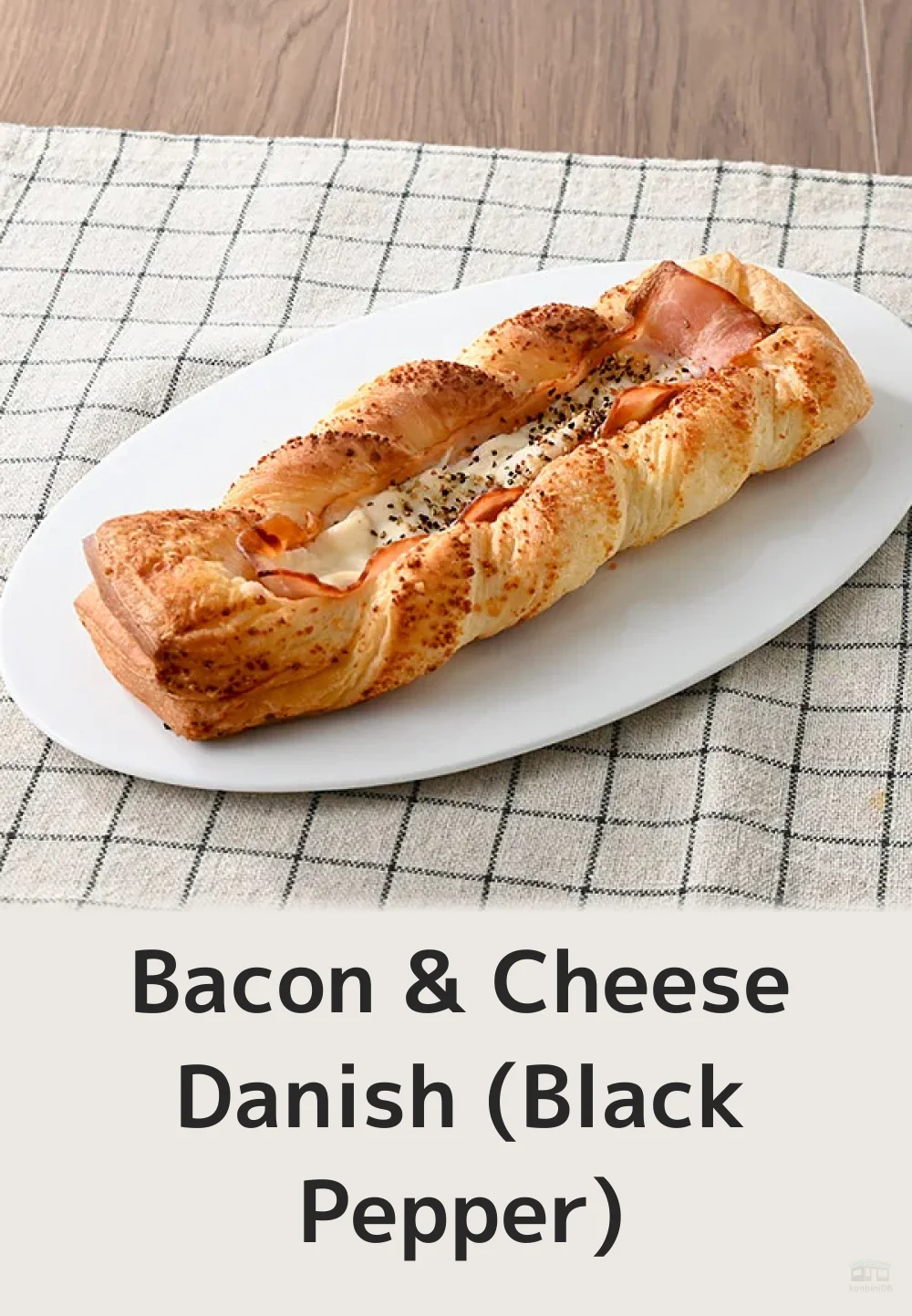 Bacon & Cheese Danish (Black Pepper) - konbiniDB